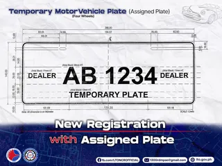 LOOK: LTO releases new format of temporary, improvised license plates ...