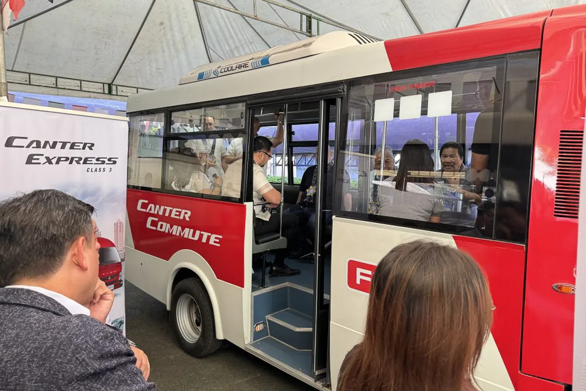 See the Fuso Canter Modern PUV Class 2 at 2024 LTO Motor Show ...