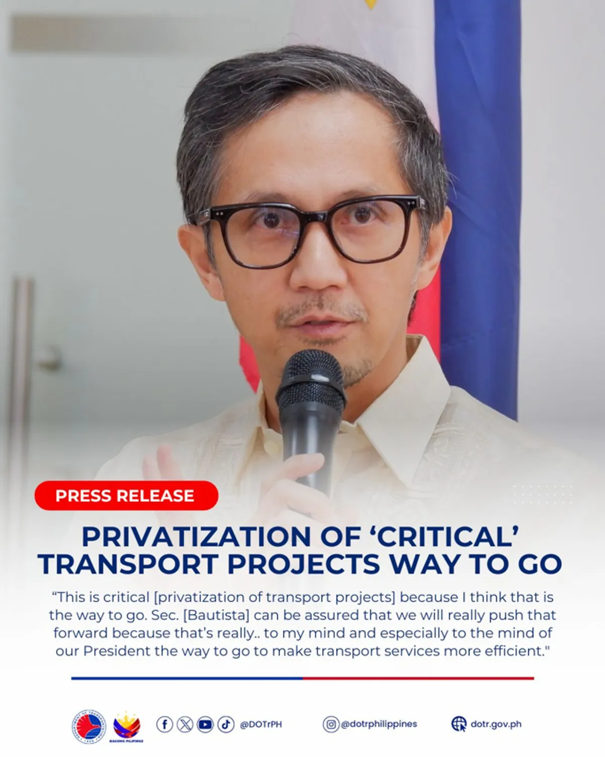 DOTr: Privatization of transportation projects 'way to go' | AutoIndustriya