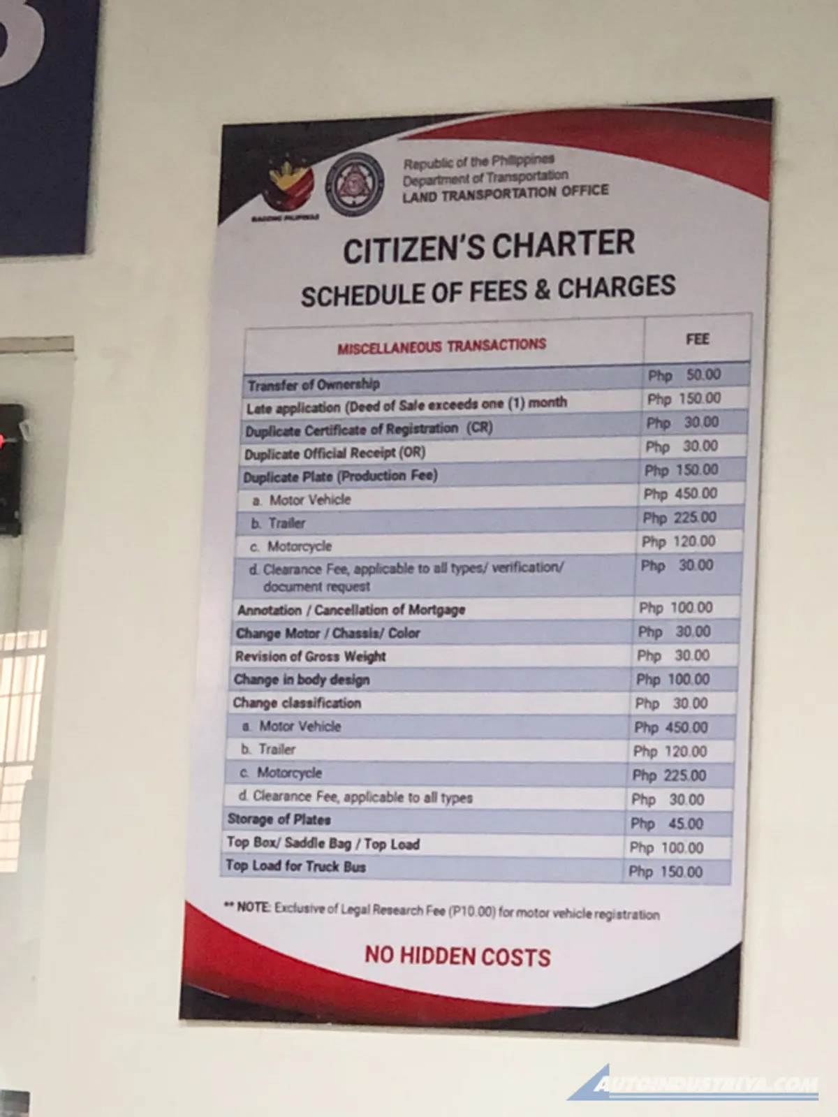 Transfer Ownership: LTO applies easier process for both cars, MCs ...